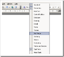 Solusi Memunculkan Toolbar Mail Merge di MS Word